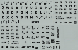 QWERTY 14mm X 14mm - Toetsenbordstickers